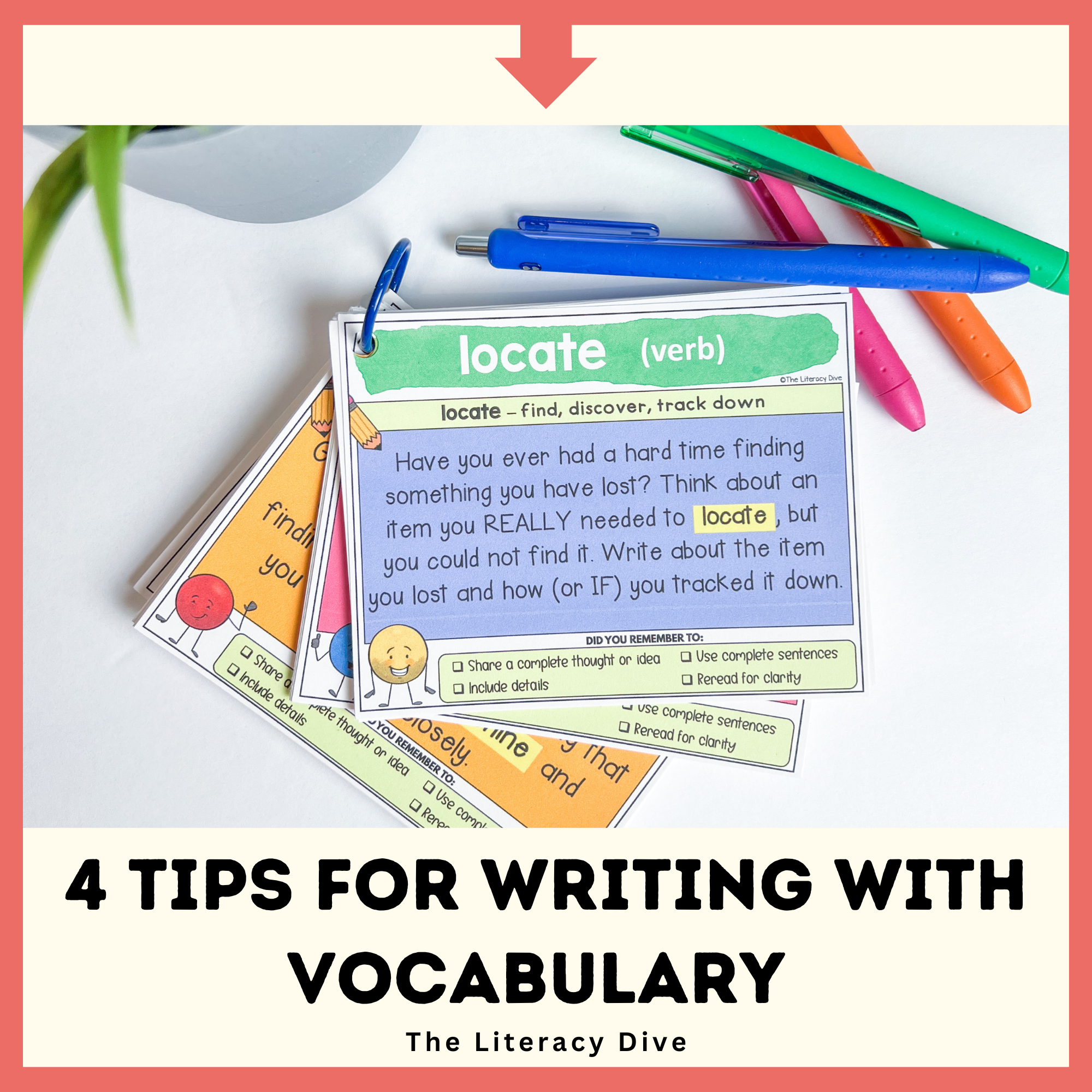 4 Quick Tips for Writing With Vocabulary in the Classroom